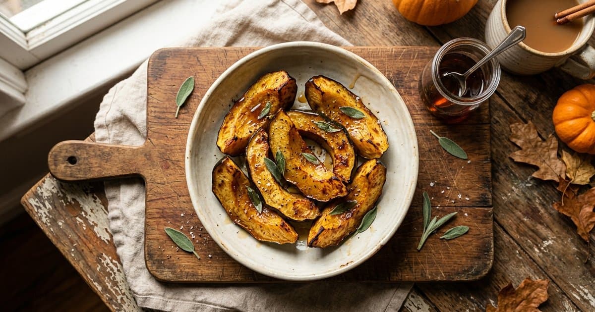 Air Fryer Acorn Squash - Easy Fall Side in 20 Min