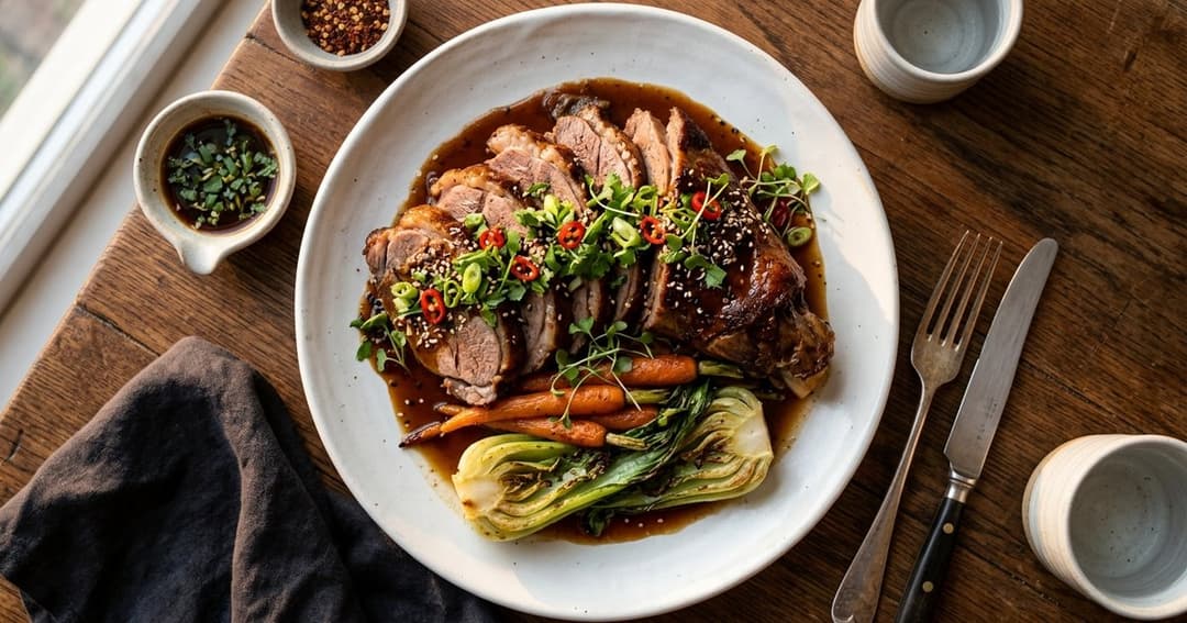 Ponzu Instant Pot Lamb Leg Recipe (25g Protein)
